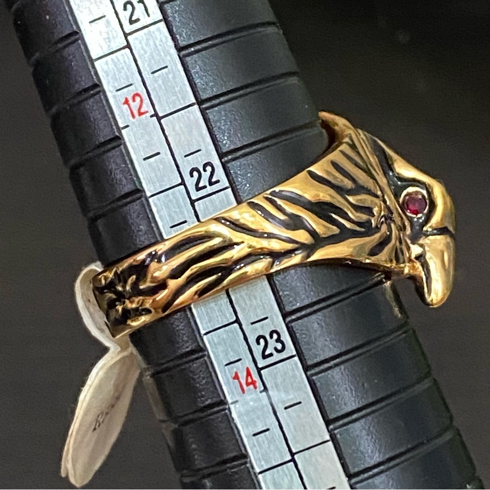 Vintage Rs Covenant Gold-Plated Eagle Men’s Fashion R… - Gem